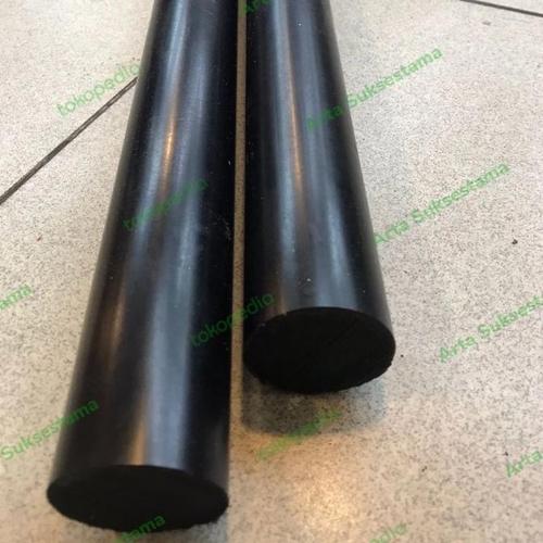Jual Pu Rod Hitam 25Mm X 50Cm / As Karet Polyurethane Black Batangan ...
