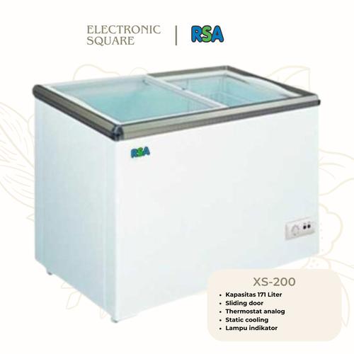 Jual Chest Freezer RSA XS-200 Kapasitas 177 Liter Sliding Door - Kota ...
