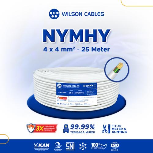 Promo Wilson Cables - NYMHY 4x4 mm² 25 Meter - Kabel Tembaga Serabut ...