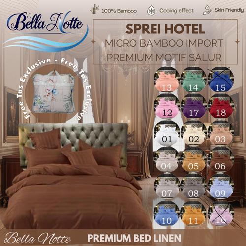Jual Sprei 180x200 Tinggi 30 / 40 / 20 King Bella Notte Motif Salur ...
