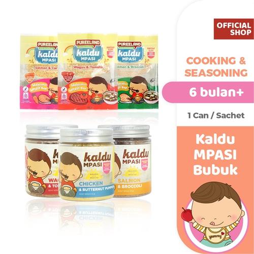 Jual Pureeland Kaldu Penyedap MPASI Alami No MSG / Bumbu MPASI Bayi ...