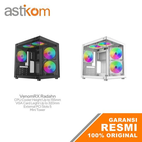 Jual Casing PC VenomRX Radahn M-ATX - Hitam - Kota Denpasar - Astikom ...