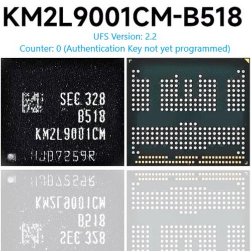 Jual IC UFS 2.2 KM2L9001CM-B518 6/128 BGA254 UFS 254ball 128+6 LPDDR4x ...