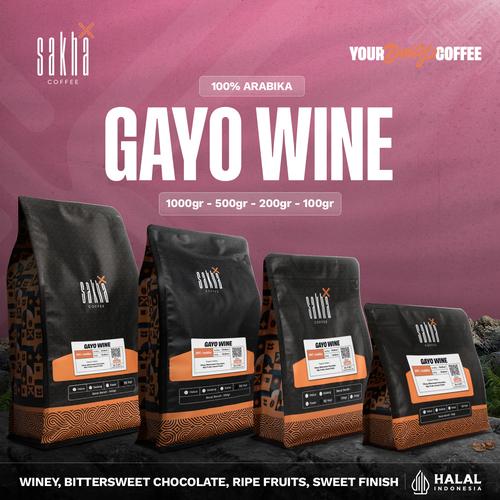 Promo Kopi Arabika Gayo Wine Arabica Coffee Sakha Roastery Biji Bubuk ...