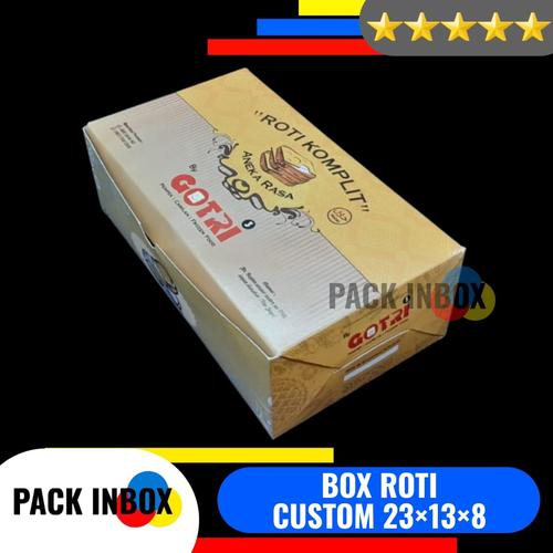 Jual BOX ROTI CUSTOM DESAIN 23x13x8 BOX ROTI BROWNIES CUSTOM DESAIN 23× ...