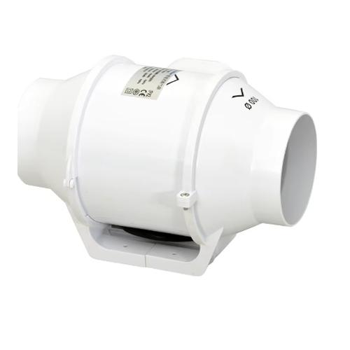 Jual 4 inch turbo fan plastic exhaust fan ventilation ceiling pipe air ...