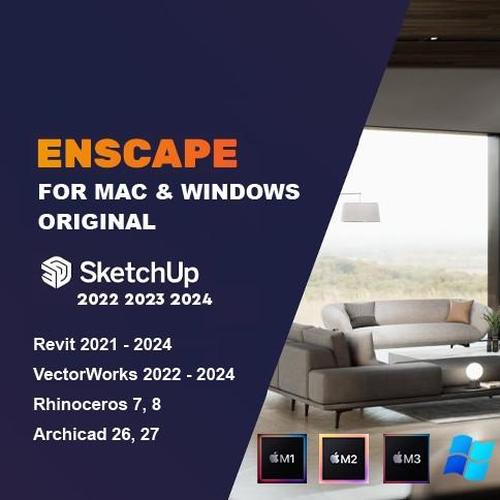 Jual Enscape 3D Original 1 Year For Win Mac M1 M2 M3 Intel - Jakarta Pusat - softcomp Store ...