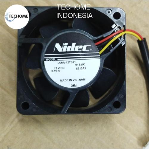 Jual Fan NIDEC D06A-12TS 12V DC Ball Bearing 6x6x2.5cm 6cm - Jakarta ...