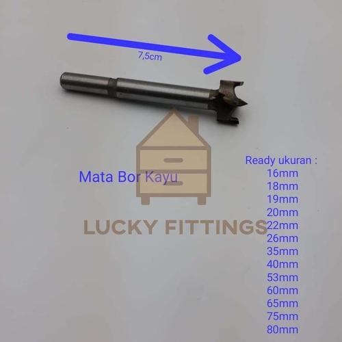 Jual Mata Bor Kayu Engsel 75 Mm / Forstner Bit Besi Matabor Pelubang ...