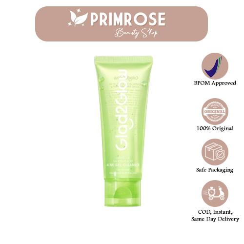 Promo GLAD2GLOW Centella Salicylic Acid Acne Gel Cleanser 70ml - G2G ...