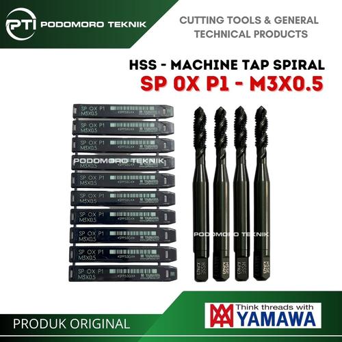 Jual Tap Mesin Yamawa M3 x 0.5 SP OX P1 Tap Mesin Spiral M3x0.5 JAPAN - Kab. Bekasi - PODOMORO ...
