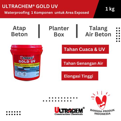 Promo Ultrachem Gold UV Waterproofing 1 Komponen - 1 Kg - TRANSPARANT ...