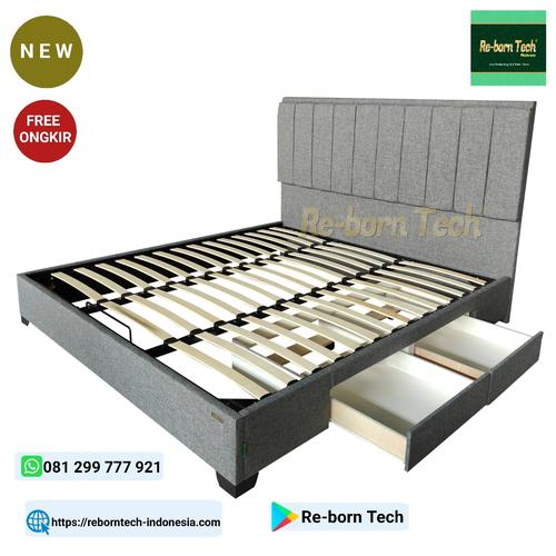 Promo Dipan divan 120x200 laci knockdown rakit tempat tidur premium ...