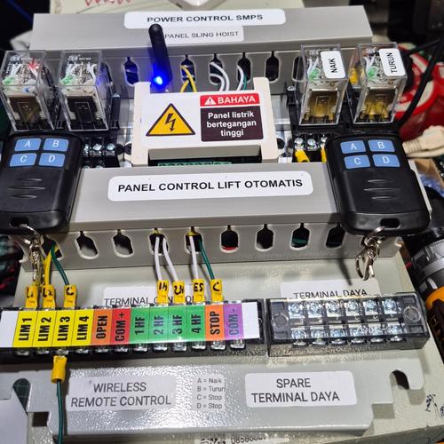 Jual ready Panel Lift Wireless remote control jarak jauh bisa untuk di ...