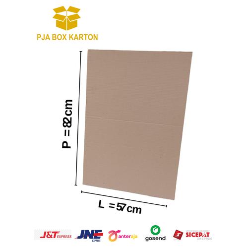 Jual Kardus Karton Layer Lembaran Tebal Double Wall Polos Murah Ukuran ...