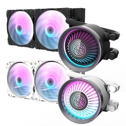 Promo darkFlash Nebula DN240 ARGB - Liquid CPU Cooler Fan 240mm - Hitam ...