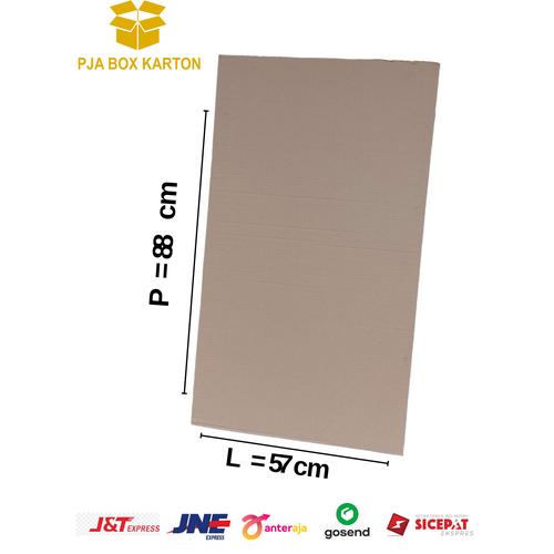 Jual Kardus Karton Layer Lembaran Tebal Double Wall Polos Murah Ukuran ...