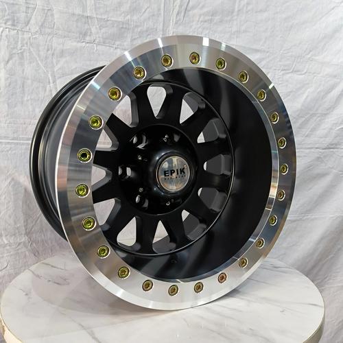 Jual 5 Buah Velg Beadlock Aluminium 16x10 6H 139.7 et-44 MattBlack Ring ...