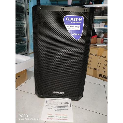 Jual Speaker Aktif Monitor Ashley ACT600PRO 15inchi Class H 500 Watt ...