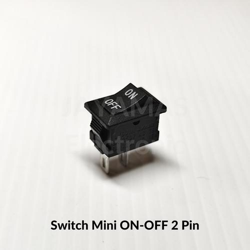 Jual Saklar Power ON OFF Mini kotak 2 pin / Rocker switch On Off mini ...