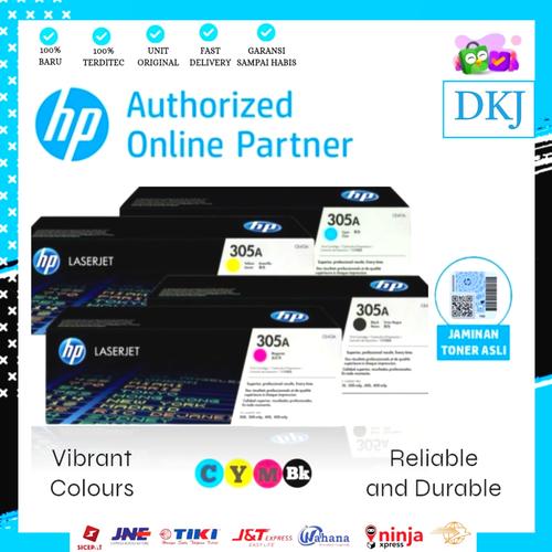 Jual Toner HP Laserjet 305A Black Color Original 1 set 4 Warna ...