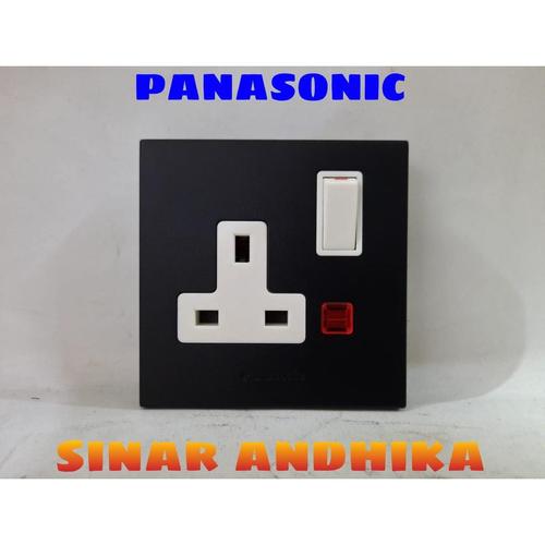 Jual Stop Kontak Ac Panasonic Hitam (Only Stop Kontak) Style E Wbsj1214B - Promo - Kota Surabaya ...