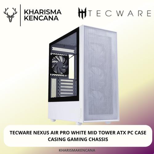 Jual TECWARE NEXUS AIR PRO WHITE MID TOWER ATX PC CASE CASING GAMING ...
