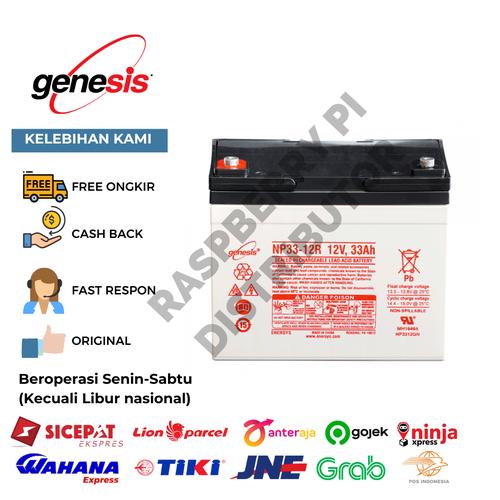 Jual GENESIS NP33-12R NFR Sealed Rechargeable Lead-acid Battery ...