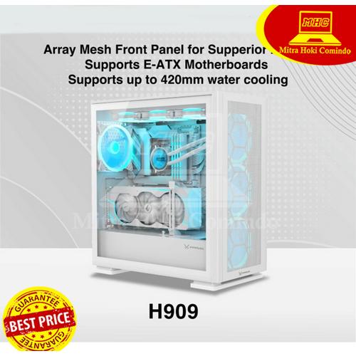 Jual CASING PC CASING KOMPUTER GAMING FPMAX AIRPOWER G5 EX H909 WHITE 4 ...