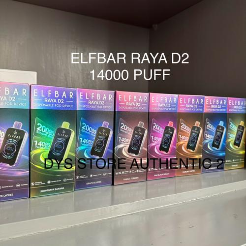 Promo READY STOCK NEW ELFBAR D2 RAYA 14000 PUFFS 20000 PUFFS - KIWI ...