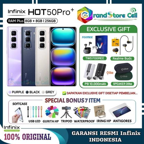 Promo INFINIX HOT 50 PRO Plus RAM 8/256GB | INFINIX HOT50 PRO+ RAM 8 ...
