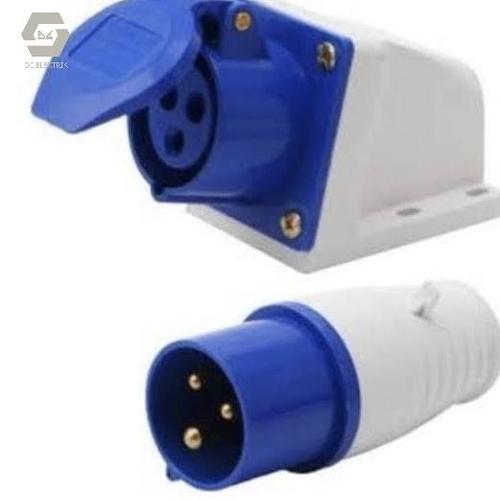Jual Industrial Surface Mounting Socket & Plug 3 Pole 3P 32A Ip44 Fort ...