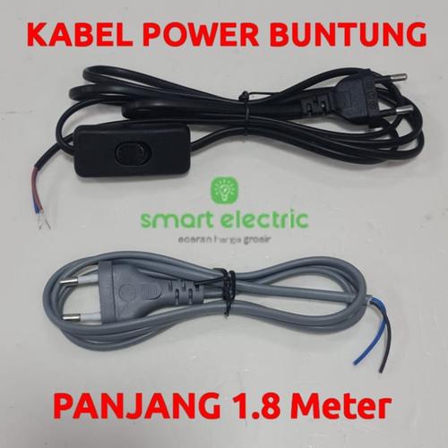 Jual Kabel Power AC 220V 1.8M Colokan kabel Listrik Buntung Sambungan ...