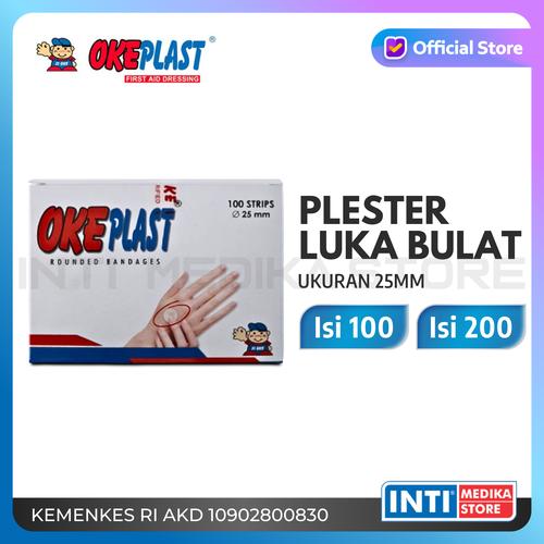 Promo OKEPLAST - Plester Luka BULAT Anti Air 25mm | Plastic Rounded ...