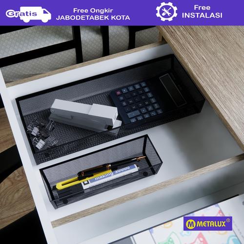 Jual METALU NEJO - Partisi Laci | Keranjang ATK | Drawer Desk Organizer ...