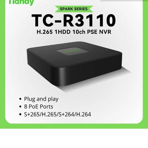 Jual NVR TIANDY 10 CH + POE TC-R3110 Support ONVIF IP Camera - Jakarta Pusat - Electraco cctv ...