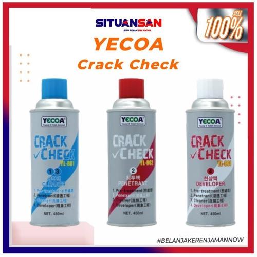 Jual Crack Check 450ml Solvent Spotcheck YECOA - Cleaner - Kota ...