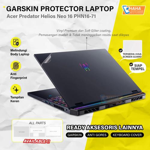 Jual Acer Predator Helios Neo 16 PHN16-71 Garskin Anti Gores Body ...