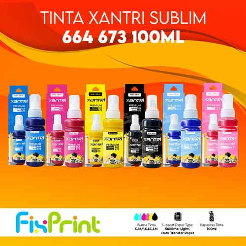 Jual Tinta Sublim Sublimation Sublime Refill Isi Ulang 100ml 1 Set CMYK ...