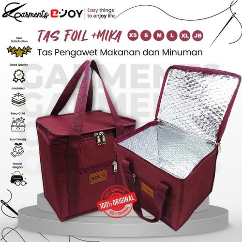 Promo Cooler Bag Jumbo Merah 6 Ukuran / Tas Pengawet Makanan dan ...