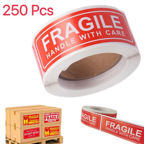 Jual 250pcs Fragile Video Unboxing Lakban Fragile Merah Putih Bendeta ...