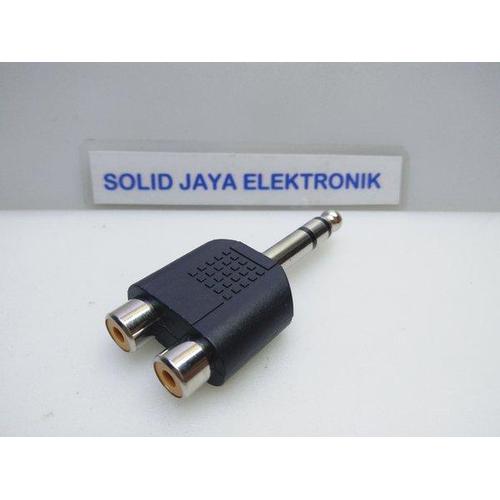 Jual Konektor Connector Sambungan Jack Rca To Jack Mic Stereo - Jakarta ...