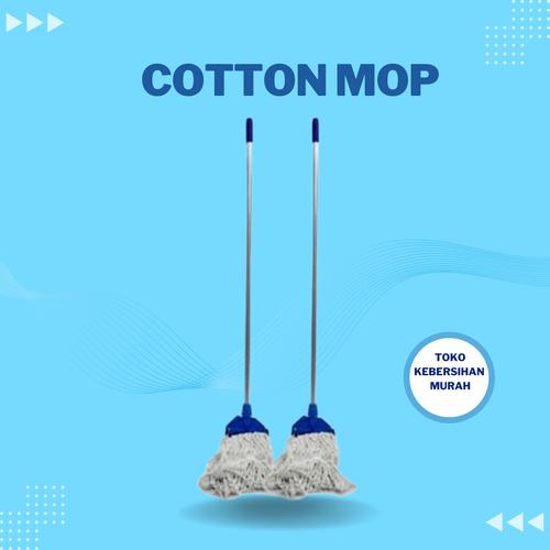 Jual Mop pel lantai/ Cotton Mop/ Alat Pel Lantai - Putih - Kota ...