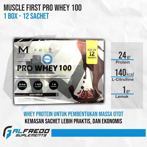 Jual M1 Pro Whey Box 12 Sachet Whey Protein Muscle First - Kota ...