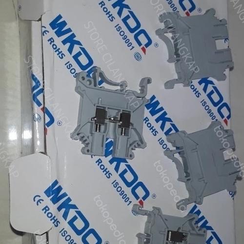 Jual WKDQ JUK3N Feed-through terminal block Wonke Electric WonkeDQ Contact - Abu-abu - Jakarta ...