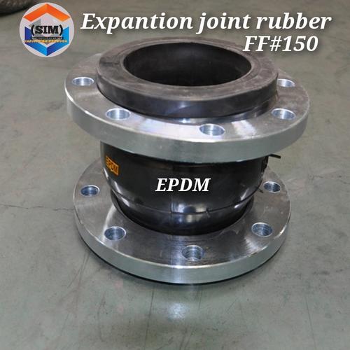 Jual 4"(INCH) Expansion joint Rubber EPDM FF#150 RING PLAT(GALVANIS ...
