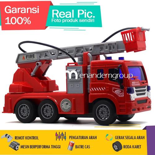 Jual Mainan Mobil Remot Kontrol RC Pemadam Kebakaran Truk Konstruksi ...