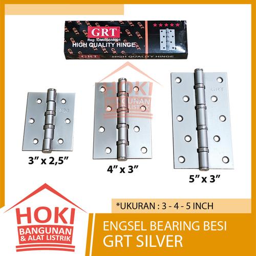 Jual ENGSEL BEARING PINTU JENDELA GRT SILVER - 3" 4" 5" Kupu Chrome ...