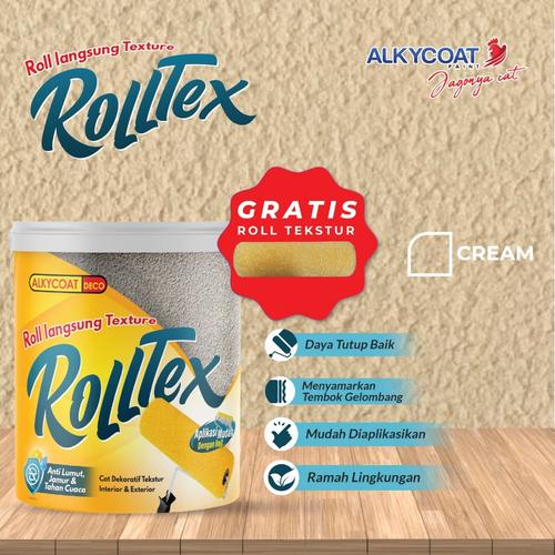 Jual ROLLTEX FREE ROLL Tekstur - Cat Tekstur Premium Anti Jamur & Lumut ...