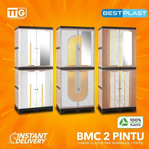 Promo BESTPLAST Lemari Pakaian Plastik 2 Pintu Dengan Cermin ...